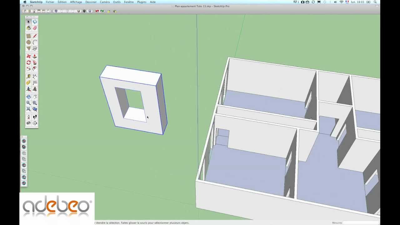 Tutoriel Sketchup - 14 - groupe - YouTube