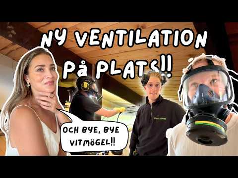 Äntligen ska möglet bort och ny ventilation på plats!! (Eng sub)