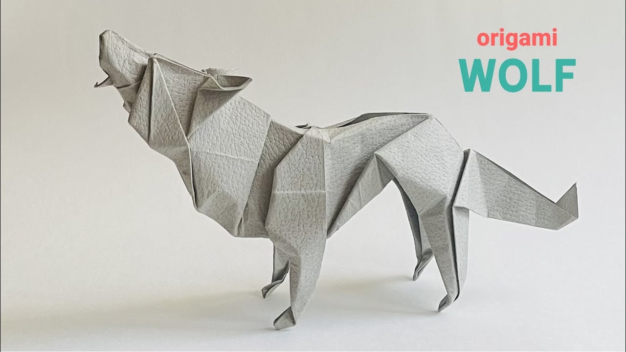 Origami Wolf Folding Instructions Wolf Blue | It's Been A While Since