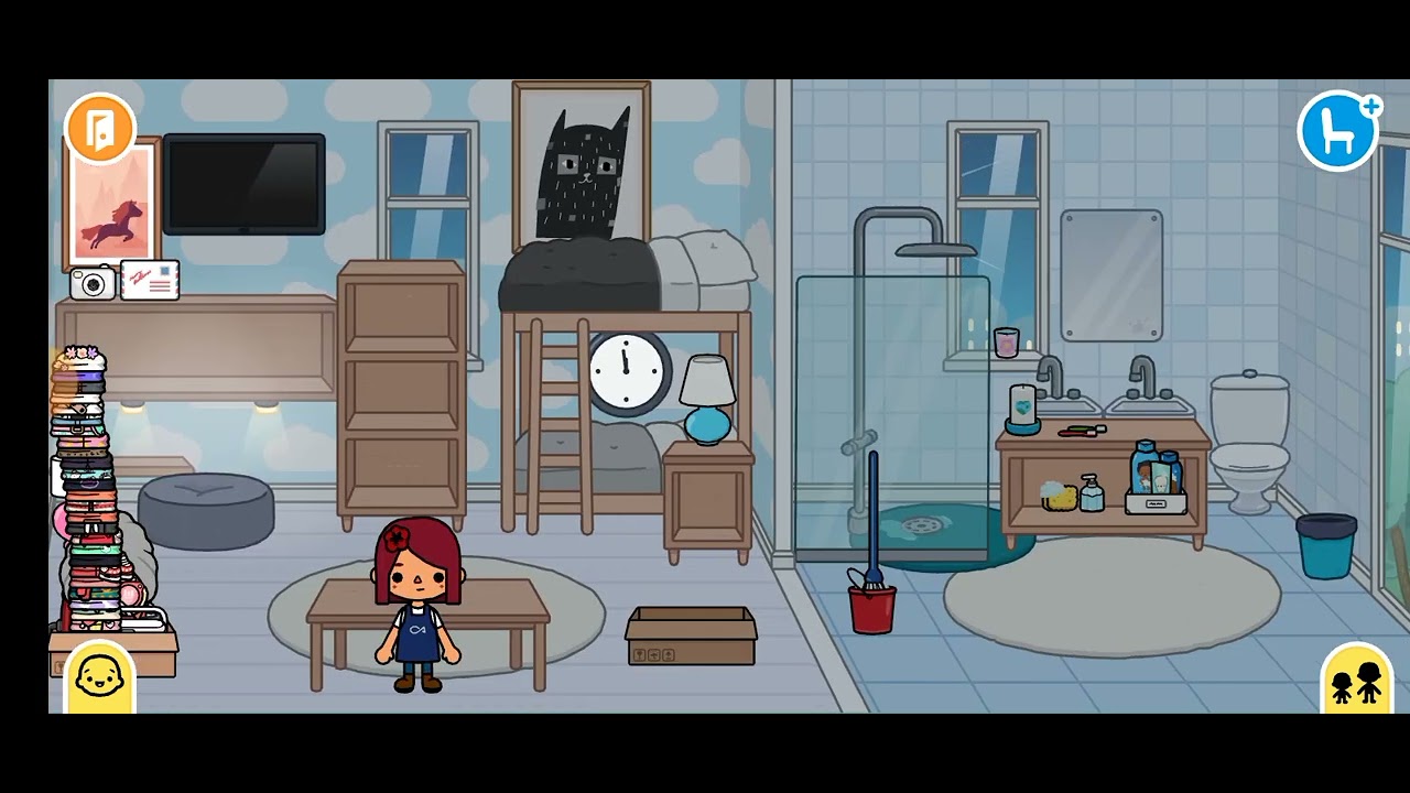Membuat kamar penuh mainan di TOCA BOCA - YouTube