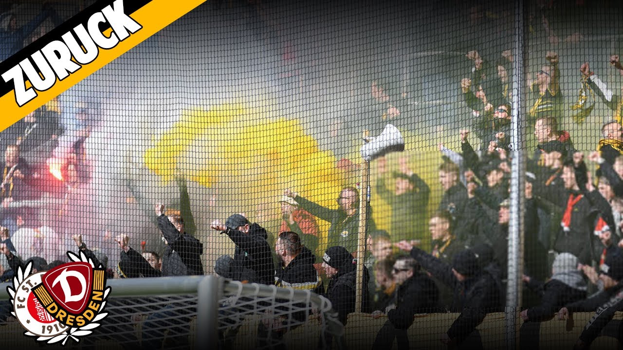 Dynamo Dresden - St Pauli 1:1 | Dynamo-Ultras Zurück Im K-Block Mit ...