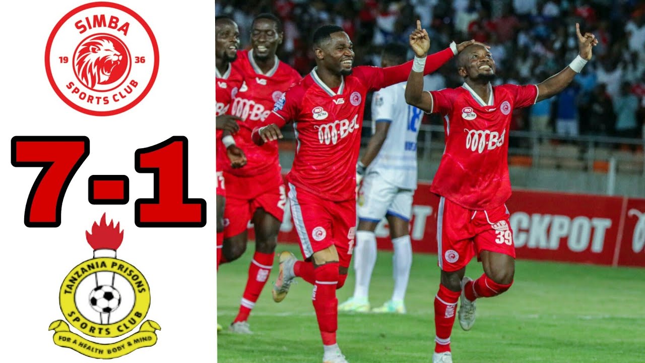 Magoli Yote leo Simba Sc vs Tanzania Prisons 7-1 Ligi kuu NBC 2022/2023 ...