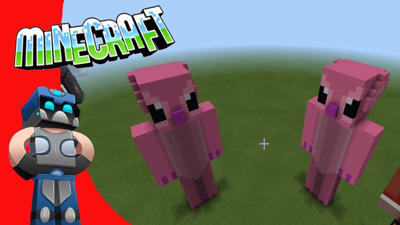 Minecraft: Como hacer Stich Rosa (Angel) Skin Tutorial - YouTube