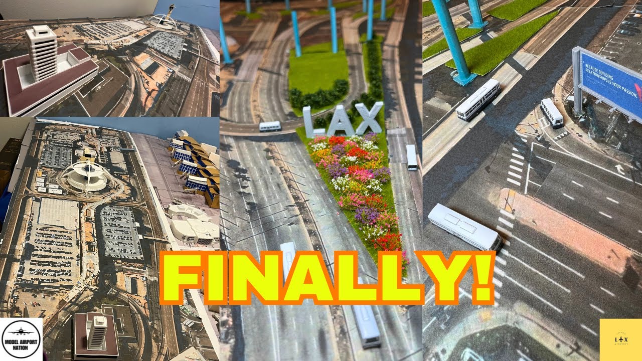 Big Changes to my 1:400 Scale LAX Model Airport! - YouTube