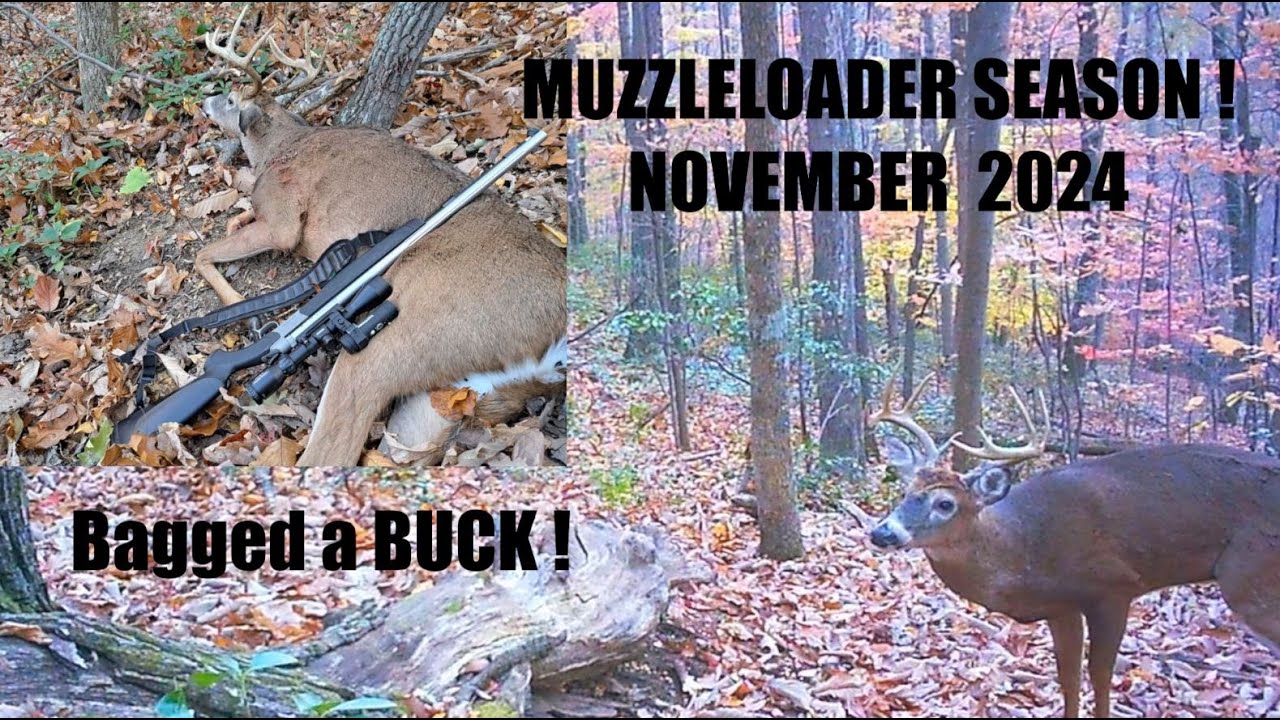BAGGED A BUCK! MUZZLELOADER SEASON 2024! - YouTube