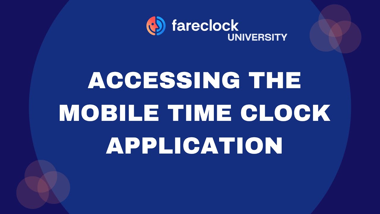 Mastering the Fareclock Mobile App: A Complete Walkthrough - YouTube