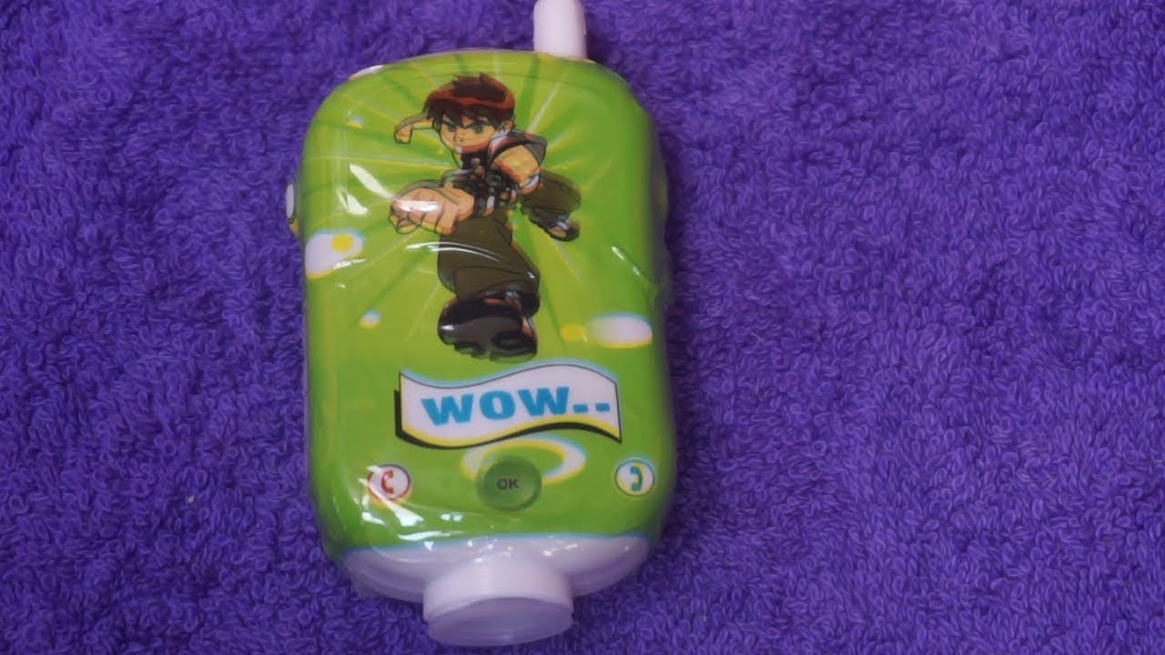 Ben 10 Mobile Phone With Free Toys and Candy Inside only Rs 5 - YouTube