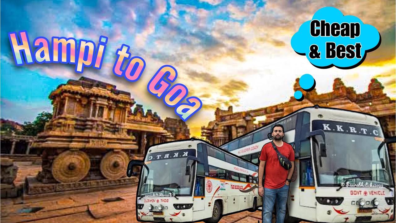 Hampi to Goa Bus journey in KSRTC Sleeper Bus | Via Hospet, Koppal ...