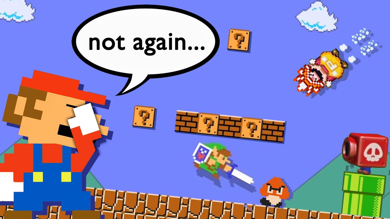 Mario is SICK of 1-1 so he does something about it... - YouTube
