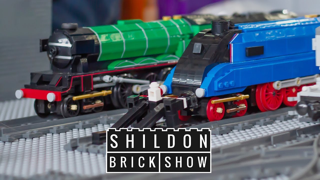 LEGO Trains running at Shildon Brick Show 2019! - LNUR Layout - YouTube