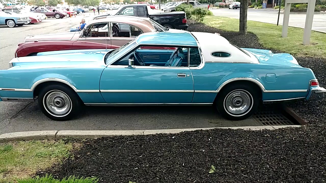 1976 BABY BLUE LINCOLN CONTINENTAL MARK IV GIVENCHY DESIGNER EDITION ...