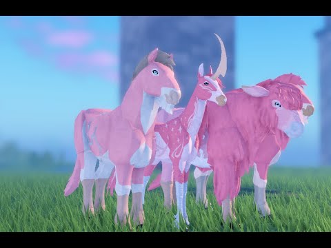 Training Horses and Growing Pink unicorns for Trading! Horse Life ...