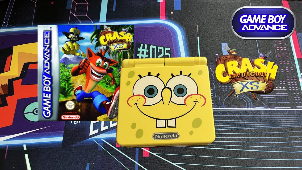 Crash Bandicoot XS / The Huge Adventure | Gameboy Advance SP Gameplay ...