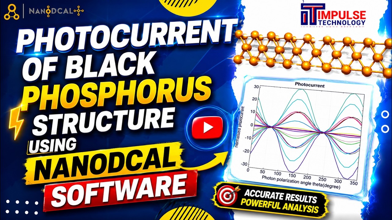 Photocurrent of Black Phosphorus Structure Using Nanodcal Software ...