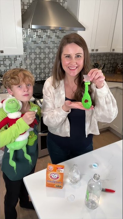 Grinch STEM Activity - Grow The Grinch’s Heart ️ #shorts #grinch #stem ...