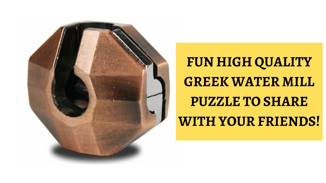 GREEK WATER MILL Puzzle by Project Genius is a great one to challenge ...
