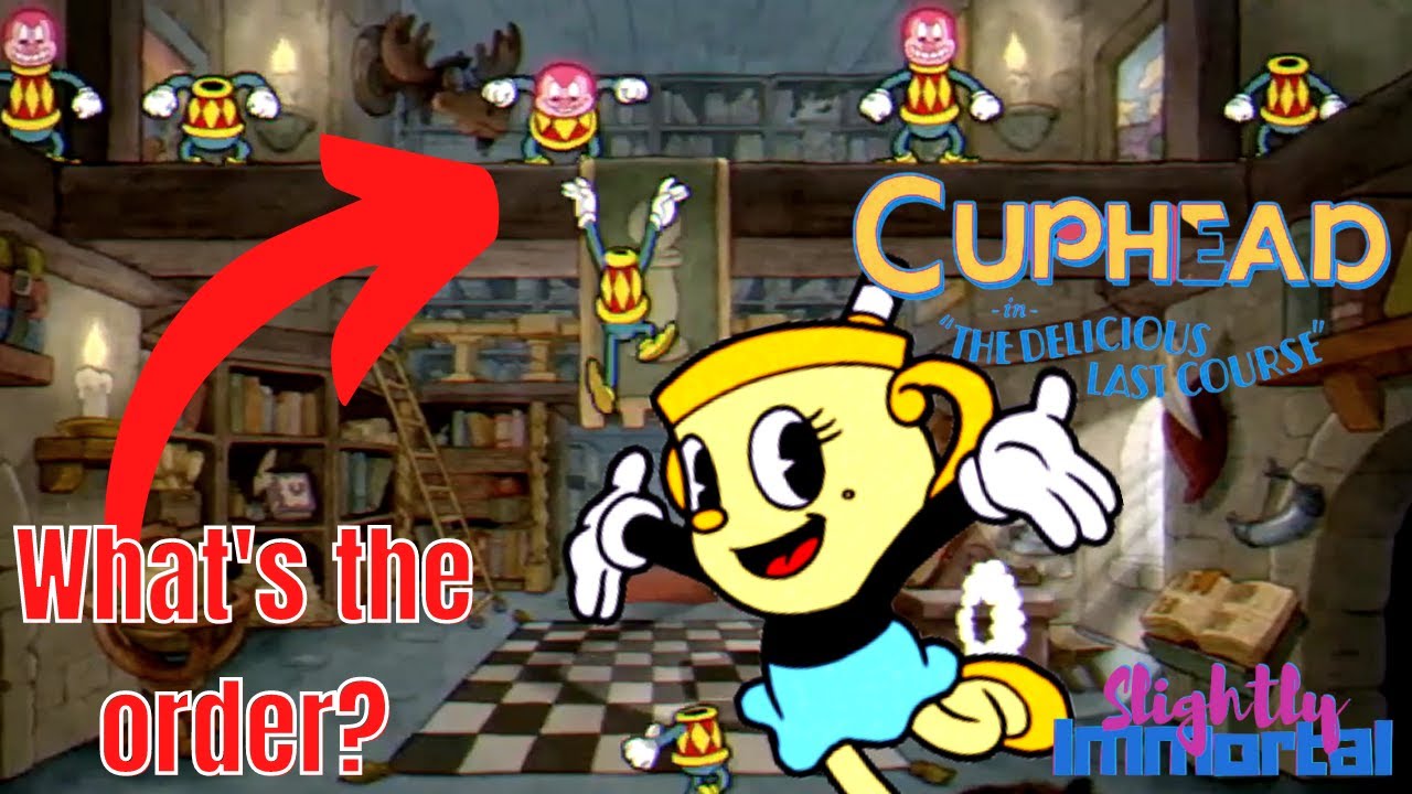 Cuphead Delicious Last Course King's Leap Chess Pawns - YouTube