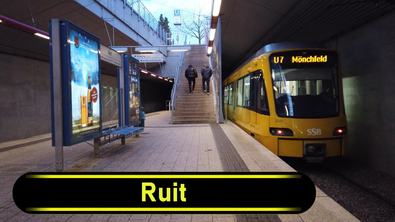 Stadtbahn Station Ruit - Stuttgart 🇩🇪 - Walkthrough 🚶 - YouTube