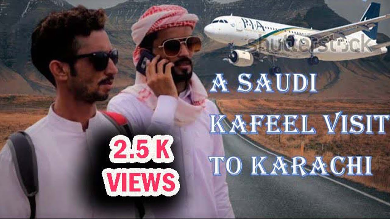 A Saudi Kafeel Visit To Karachi | Pashto New Funny Video by Bawani ...