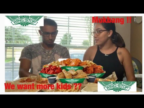 Wingstop mukbang !! (Baby update ) - YouTube