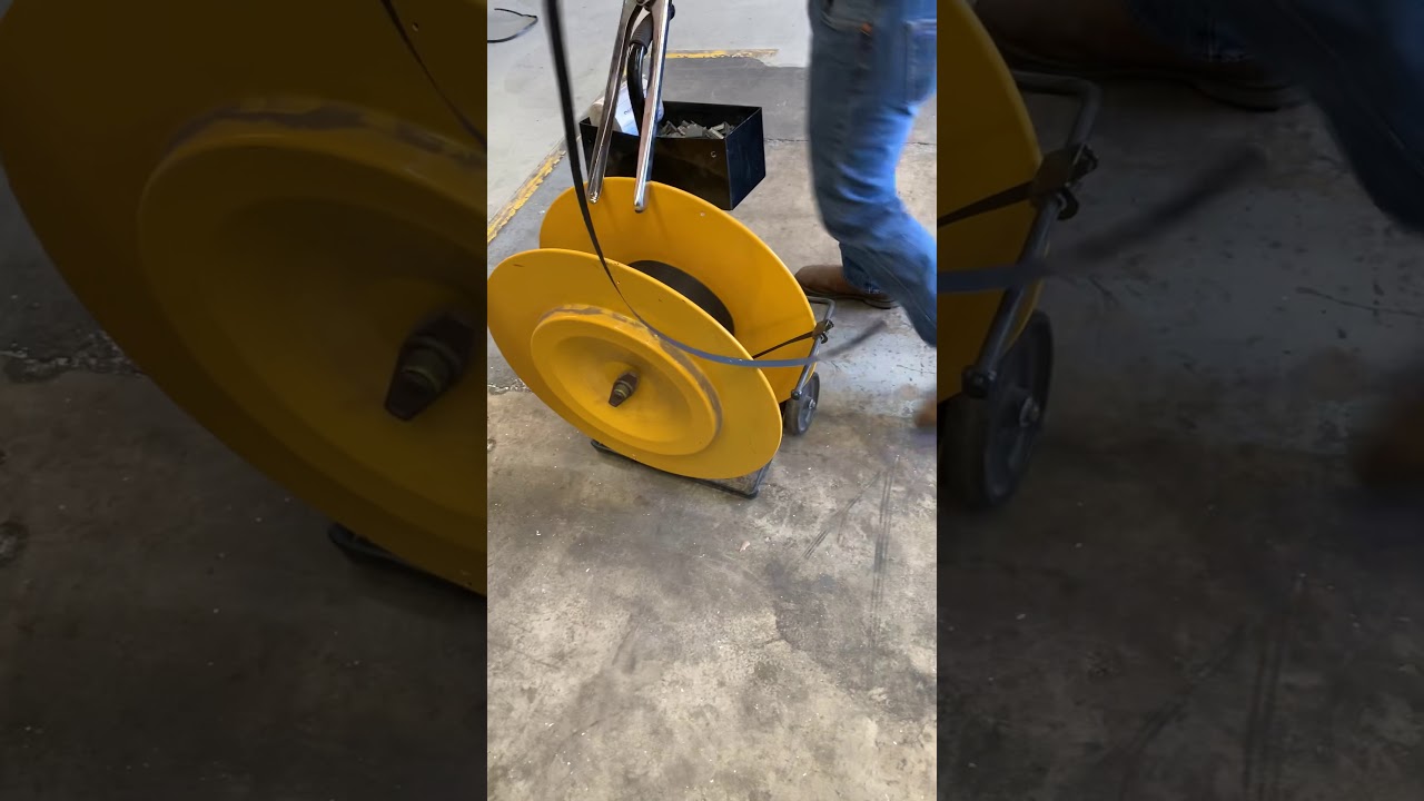 How to use a commercial bander - YouTube