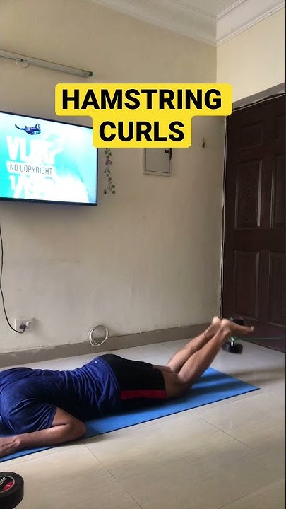 How To Do Hamstring Curls At Home | Legs Home Workout #shorts - YouTube
