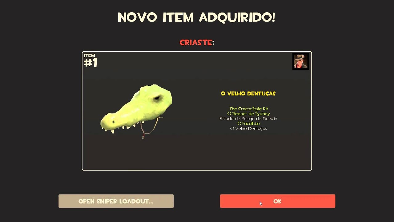 TF2 • Hat Craft #3 [Ol' Snaggletooth - O Velho Dentuças] - YouTube