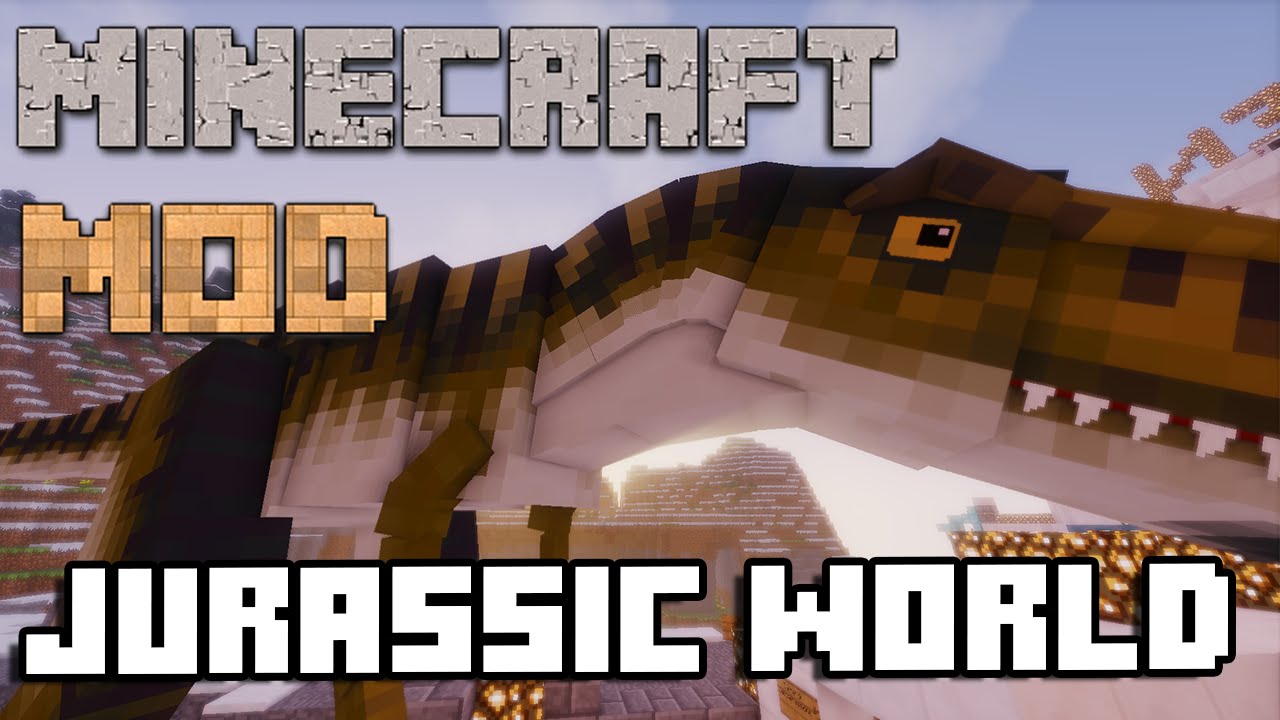 Minecraft Mods 1.7.10 : Jurassic World in Minecraft - JurassiCraft -ITA ...