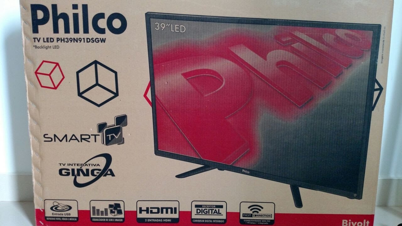 Unboxing Tv LED Philco 39' Smart - YouTube