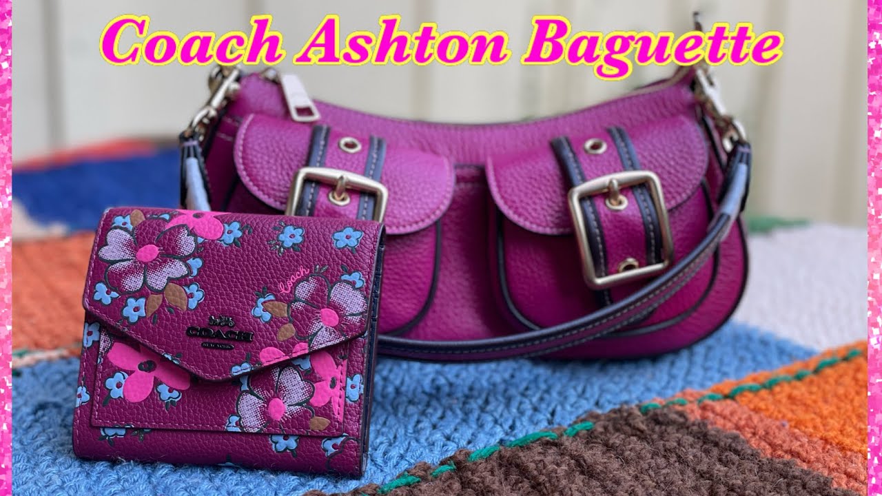 Coach Ashton Baguette unboxing Review - YouTube