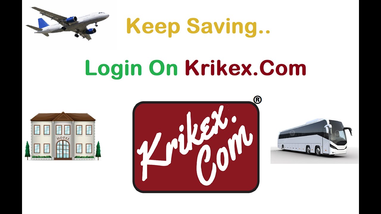Book Flights, Hotels & Buses with ZERO Convenience Fee | Save More on Krikex.com! 💸 ️🚌 - YouTube