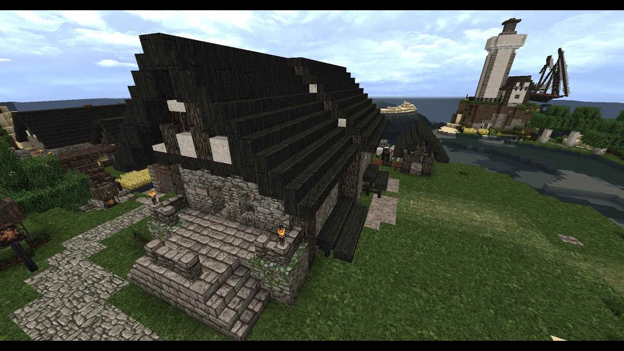 Redstone House Medieval Minecraft Butcher/Schlachter - YouTube