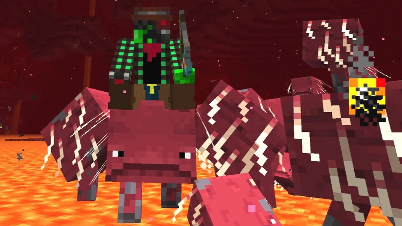 Minecraft 1.16 - NEW Mob Strider - YouTube