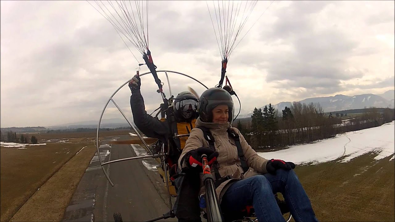 Tandem motor paragliding LM - YouTube