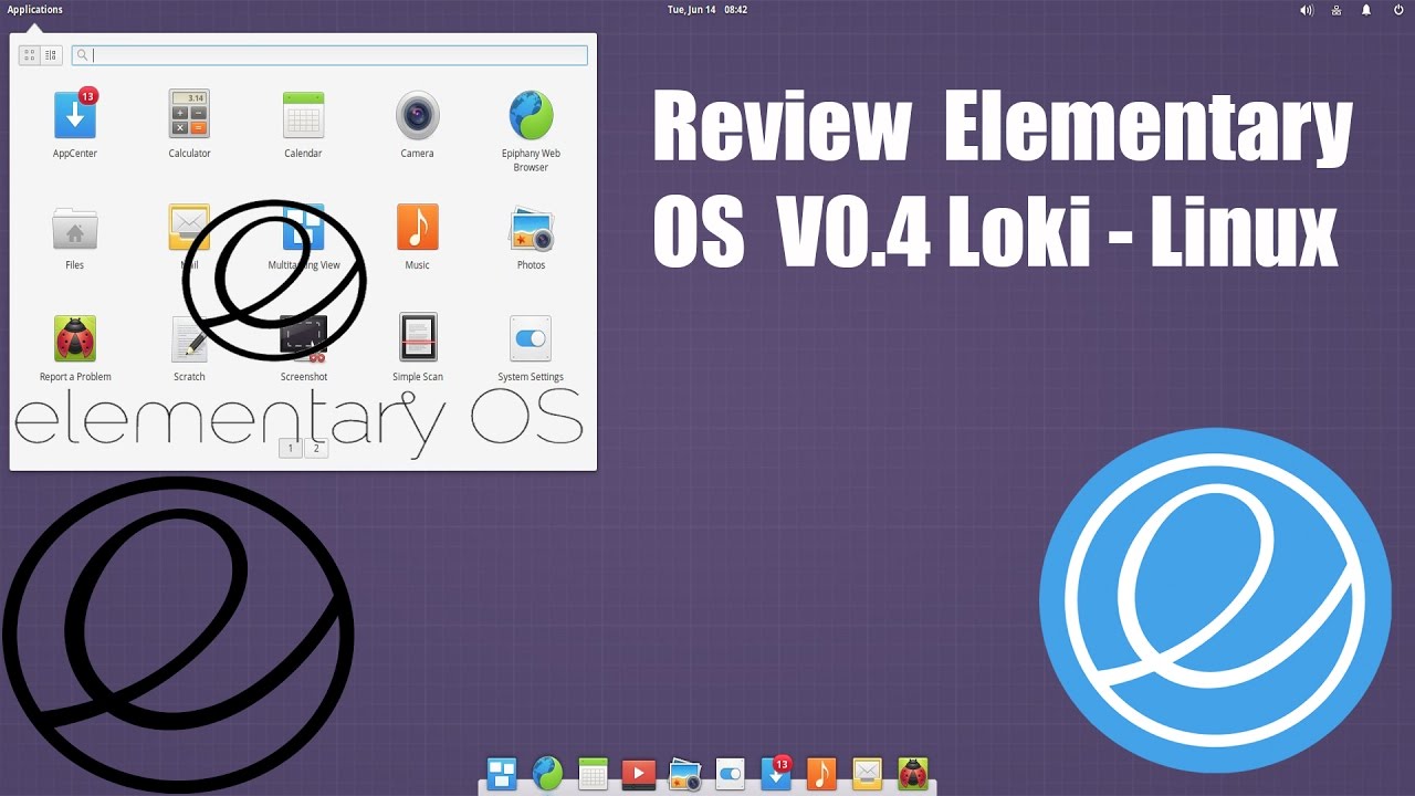 Review of Elementary OS v0.4 Loki ( Ubuntu Based OS ) - Linux OS - YouTube