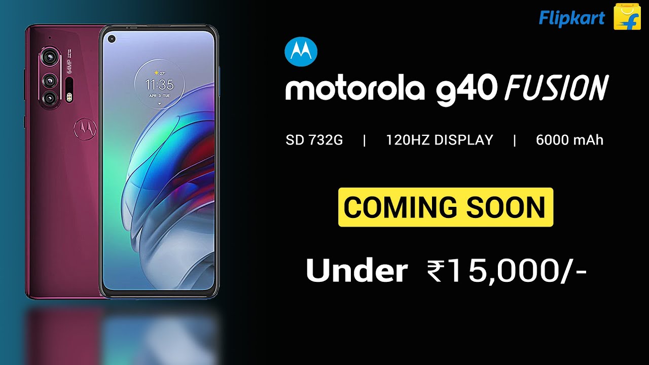 🔥Motorola G40 FUSION With Snapdragon 732G | ⚡Moto G40 Specs, Price ...