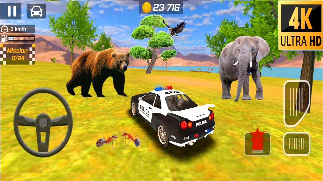 Police Dift Car Driving Simulator - Police Car Driving wild area ...