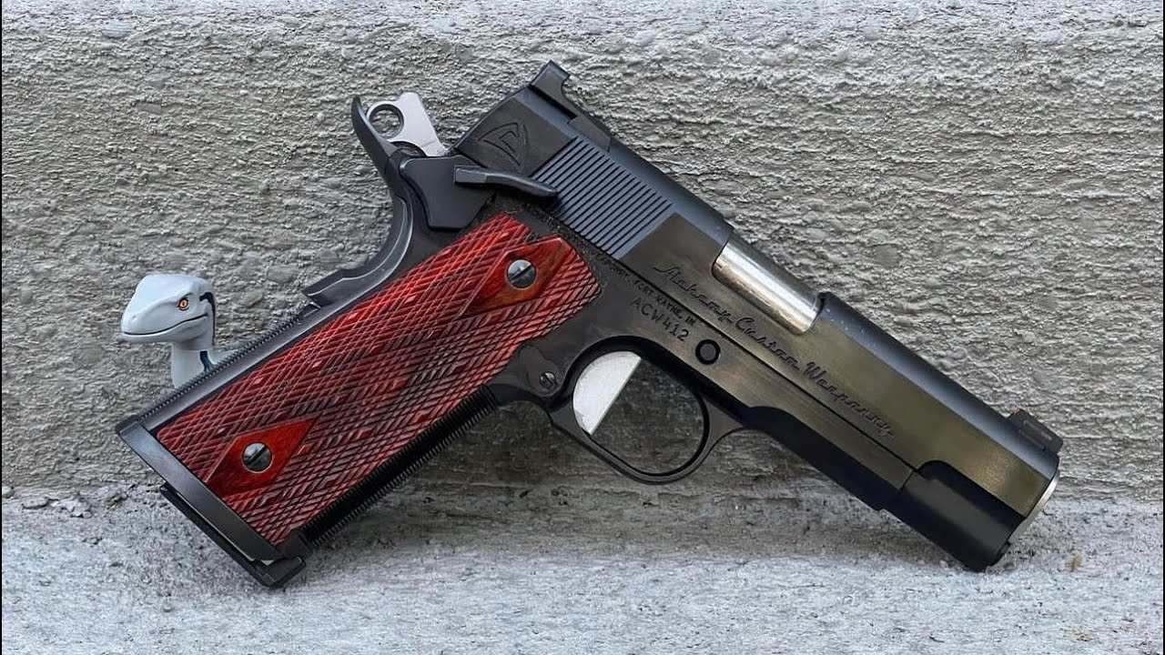 Alchemy Custom Weaponry Prime Classic Carry in polished blue closeup ...