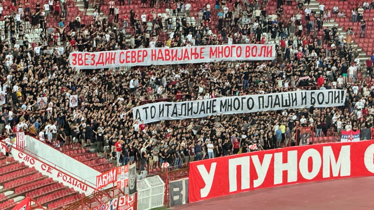 Delije: "Zvezdin sever navijanje mnogo voli, a to Italijane, mnogo ...