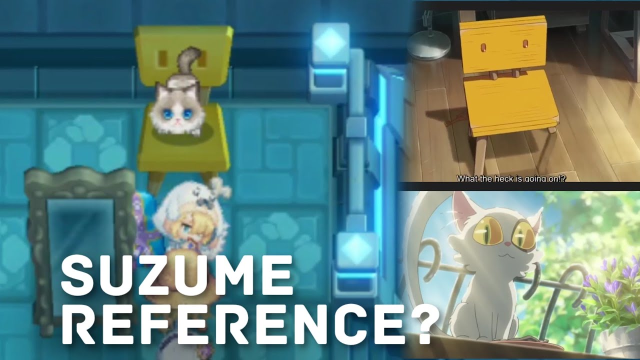 Is this a Suzume Reference? 😺 (🌊 Water Temple) - YouTube