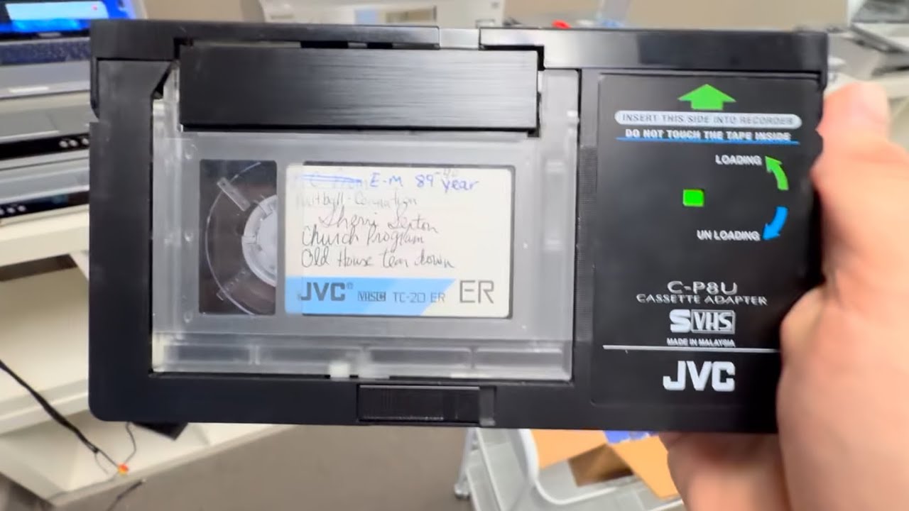 VHS Compact Problems - Squealing VCR Trying to Restore Home Movies on Video Tape - YouTube