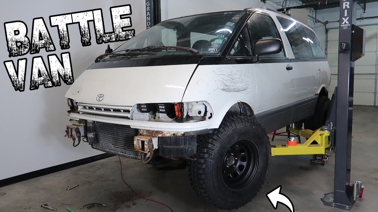 Lifting the BATTLE VAN - Part 1 - YouTube