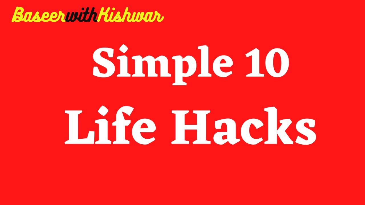 Simple Life Hacks | Useful Hacks - YouTube