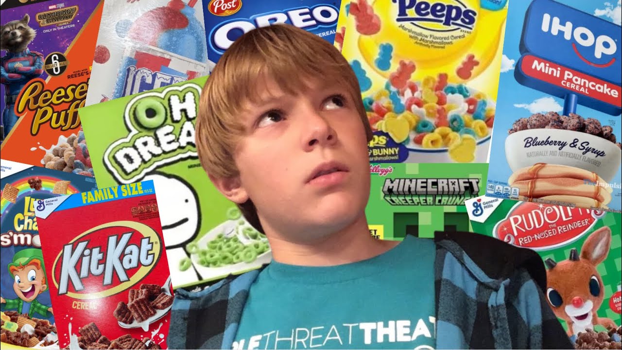 Trying The World’s Weirdest And Rarest Cereals! - YouTube