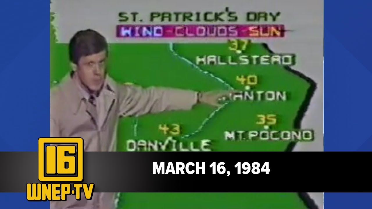 Newswatch 16 for March 16, 1984 | From the WNEP Archives - YouTube