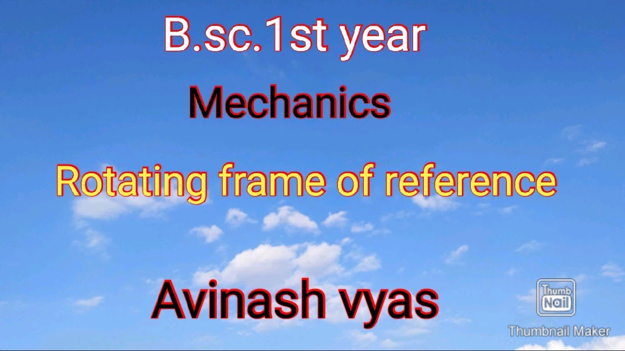 Rotating frame of reference - YouTube