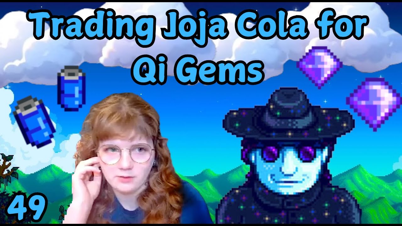 Trading Joja Cola for Qi Gems [Stardew Valley 49] - YouTube