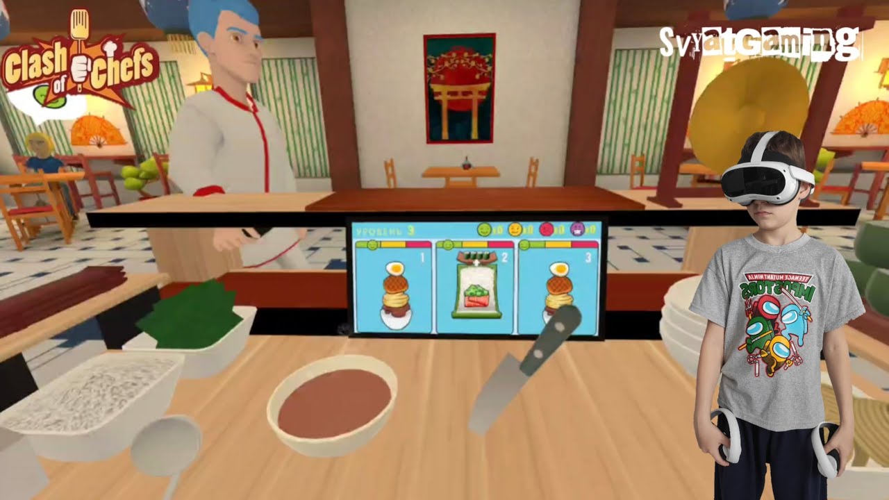 Pico 4 | Just funny crazy cooking simulator | Clash of Chefs VR - YouTube