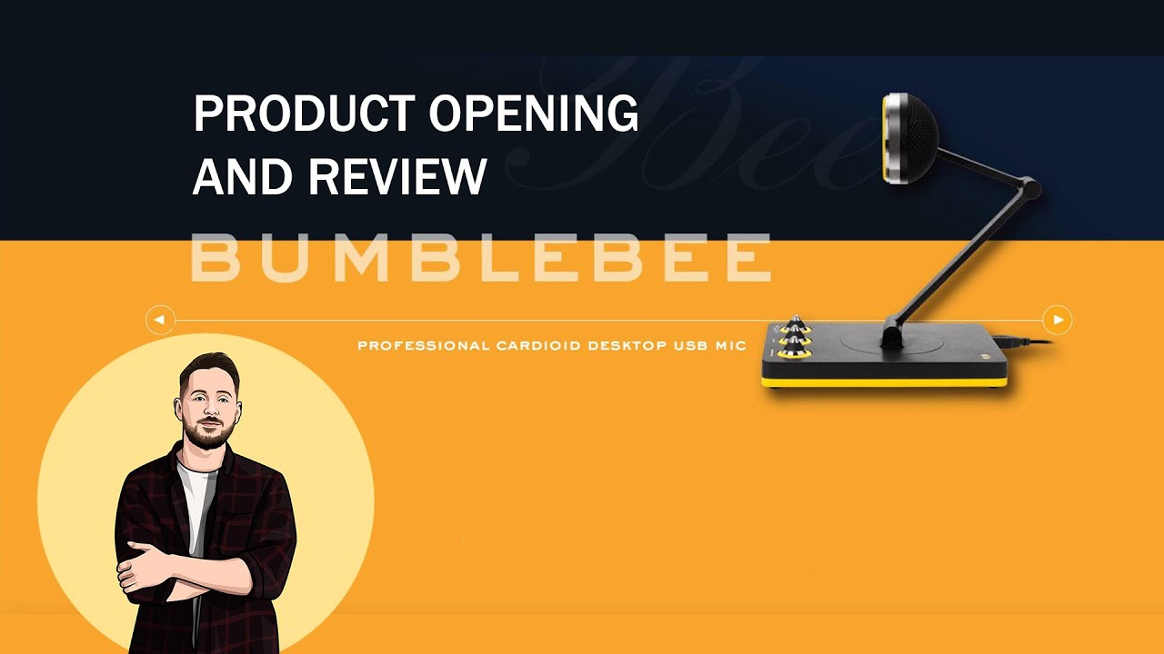 Neat Mics Bumblebee Microphone Opening and Review - YouTube