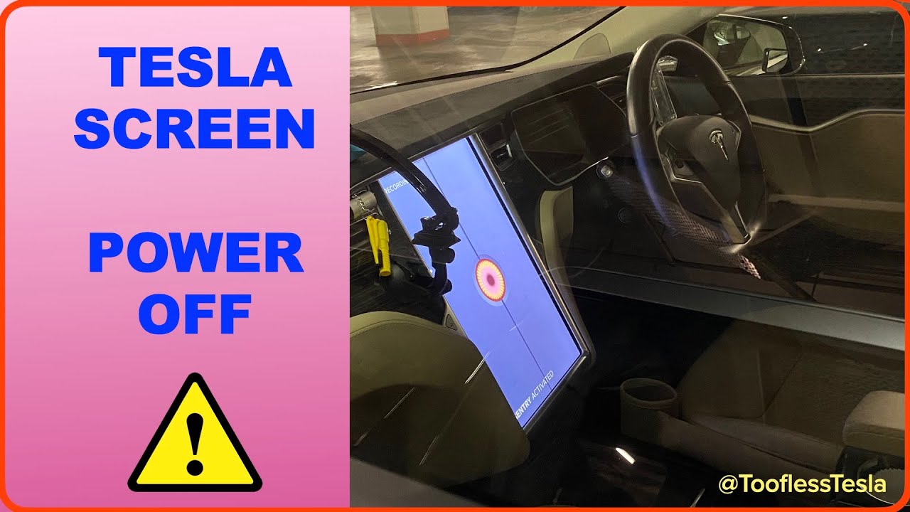 Tesla Screen Power Off Fail TESLACAM META POV Electric Vehicle Does Not ...
